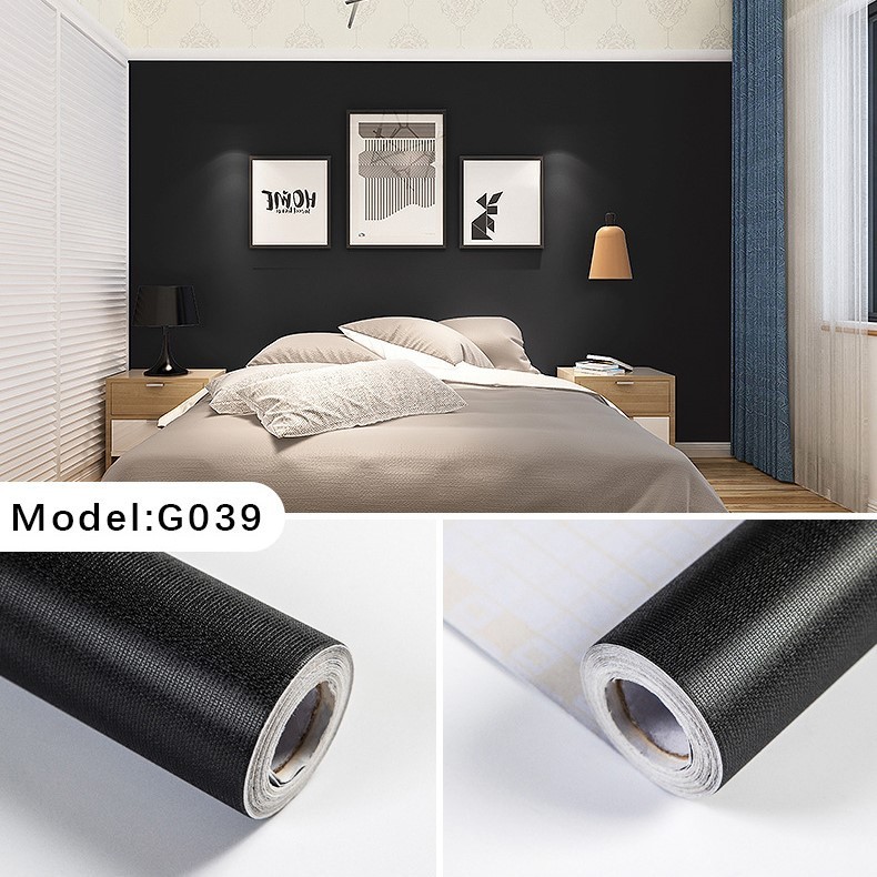 Jual Wallpaper Sticker Dinding Polos Hitam | Shopee Indonesia