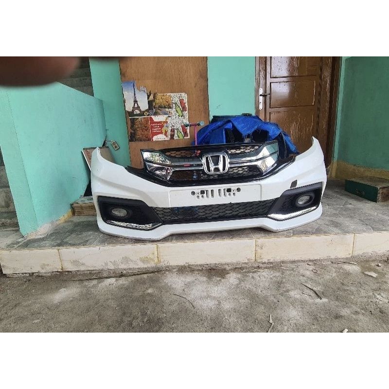 Jual bemper bumper depan mobilio rs 2017 komplit original | Shopee ...