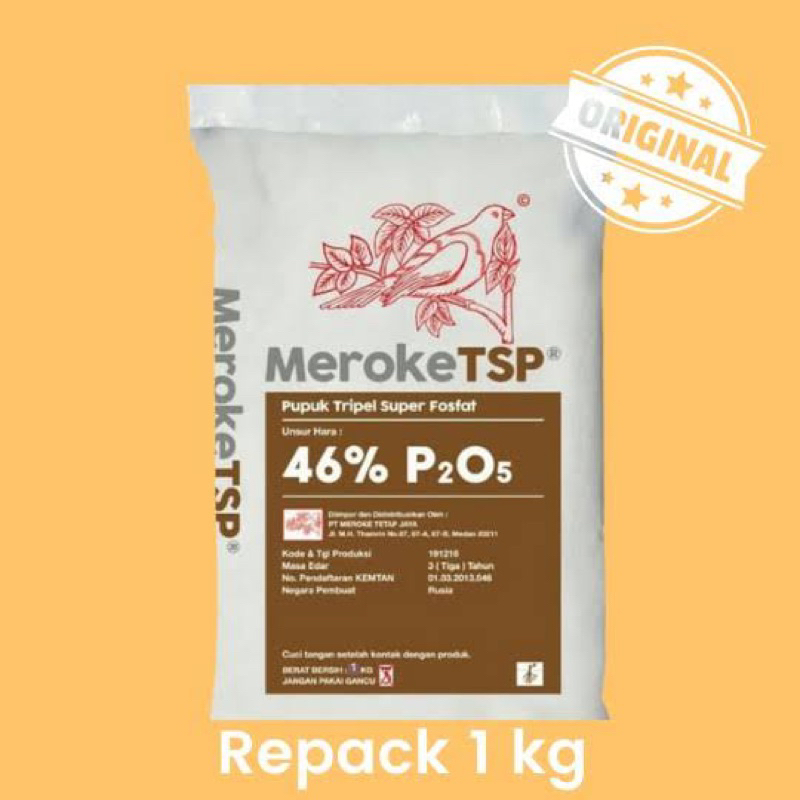 Jual Pupuk TSP Meroke repack 1kg | Shopee Indonesia