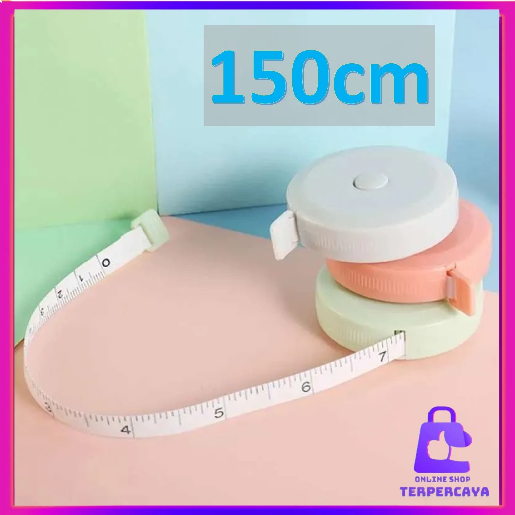 Jual OST Meteran Mini Gulung 150Cm Pengukur Lingkar Perut Baju Jahit ...