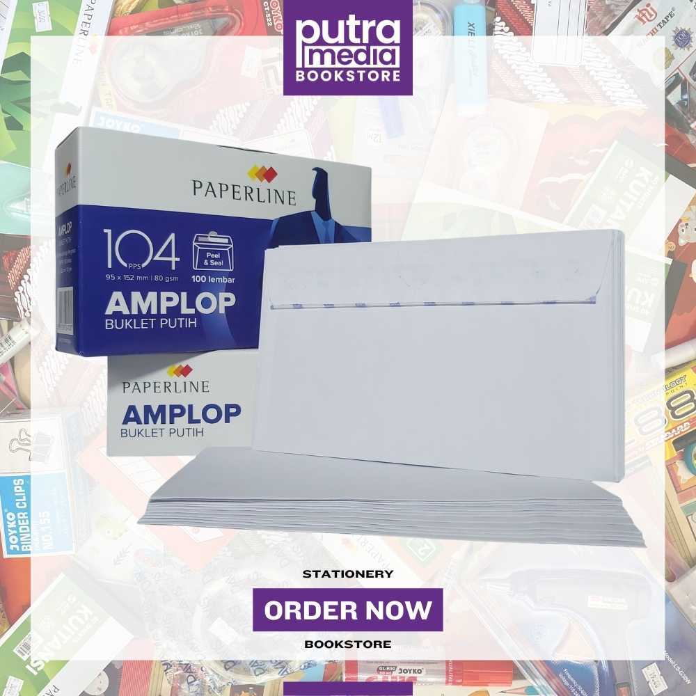 Jual Amplop paperline 104 pps ( 95x152 mm putih) | Shopee Indonesia