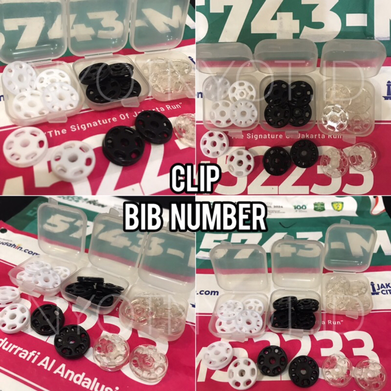 Jual CLIP BIB NUMBER / BIB NUMBER KLIP / CLIP RACE MARATHON (RUNNING ...