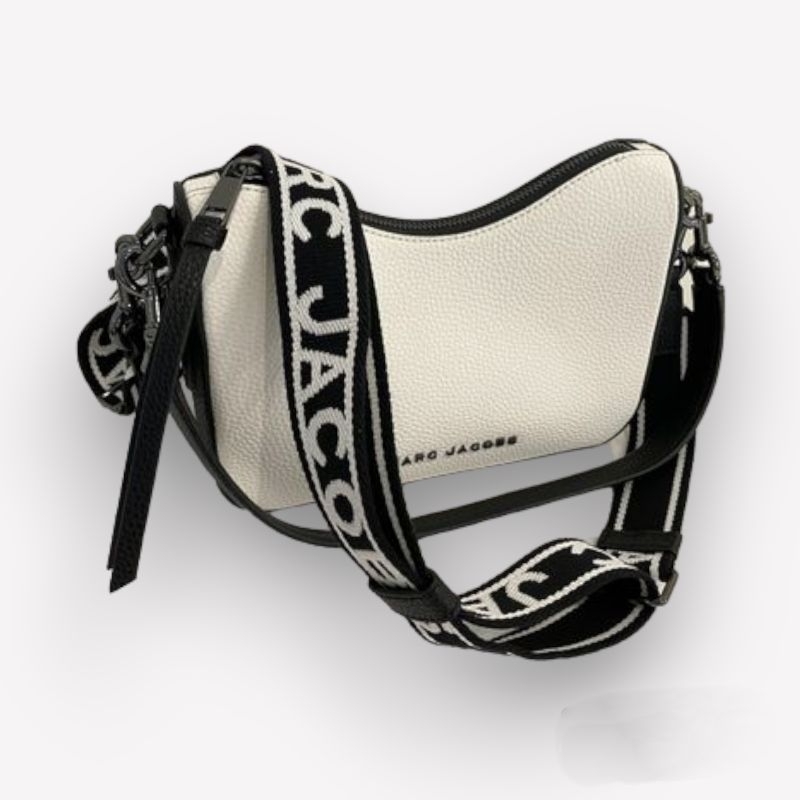 Jual MJ. Small Drifter Hobo Shoulder Bag In Black White | Shopee Indonesia