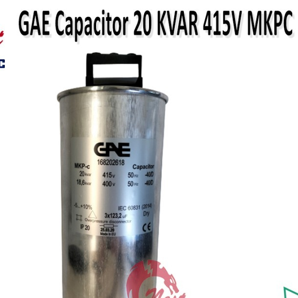 Jual Kapasitor Capacitor Bank GAE 20 KVAR 415V MKPC 3 Phase | Shopee Indonesia