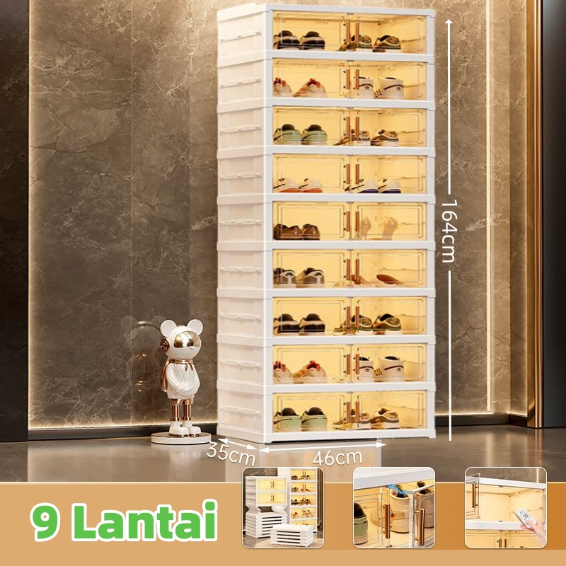 Jual Lemari Sepatu Lipat Multifungsi ｜Lemari Ransel｜Box Sepatu ...