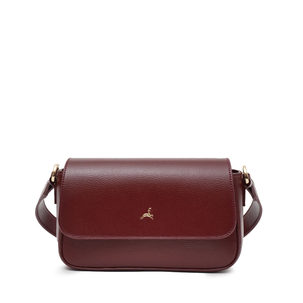 Jual POVILO SEKAR SHOULDER / SLING BAG BURGUNDY | Shopee Indonesia