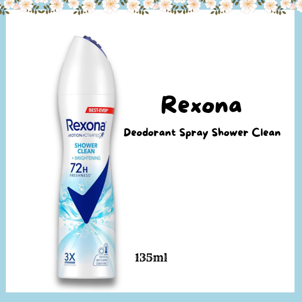 Jual Rexona Women Antiperspirant Deodorant Spray Shower Clean and ...