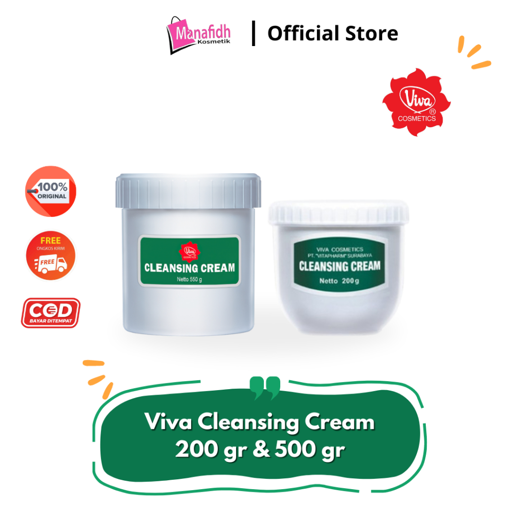 Jual Viva Cleansing Cream 200 g & 550 g | Shopee Indonesia
