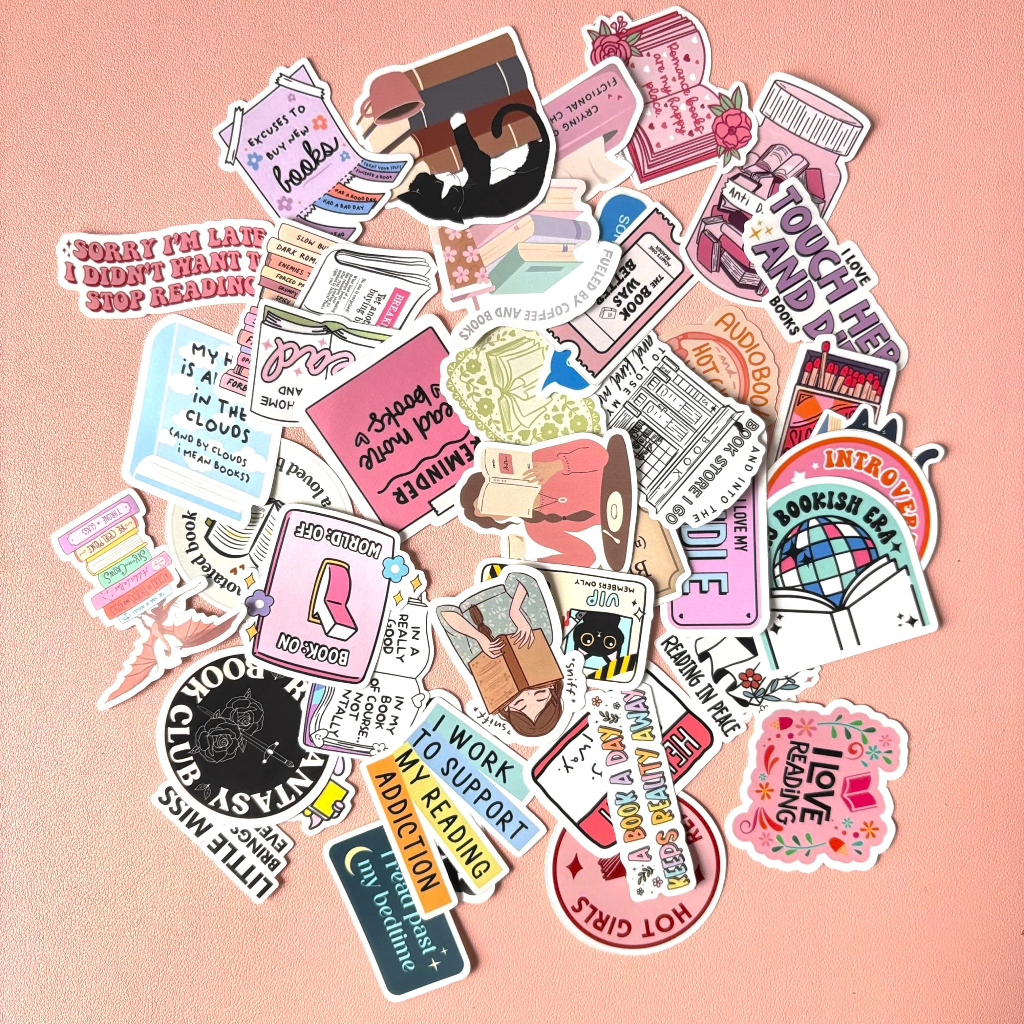 Jual Bookish Sticker Pack | Shopee Indonesia