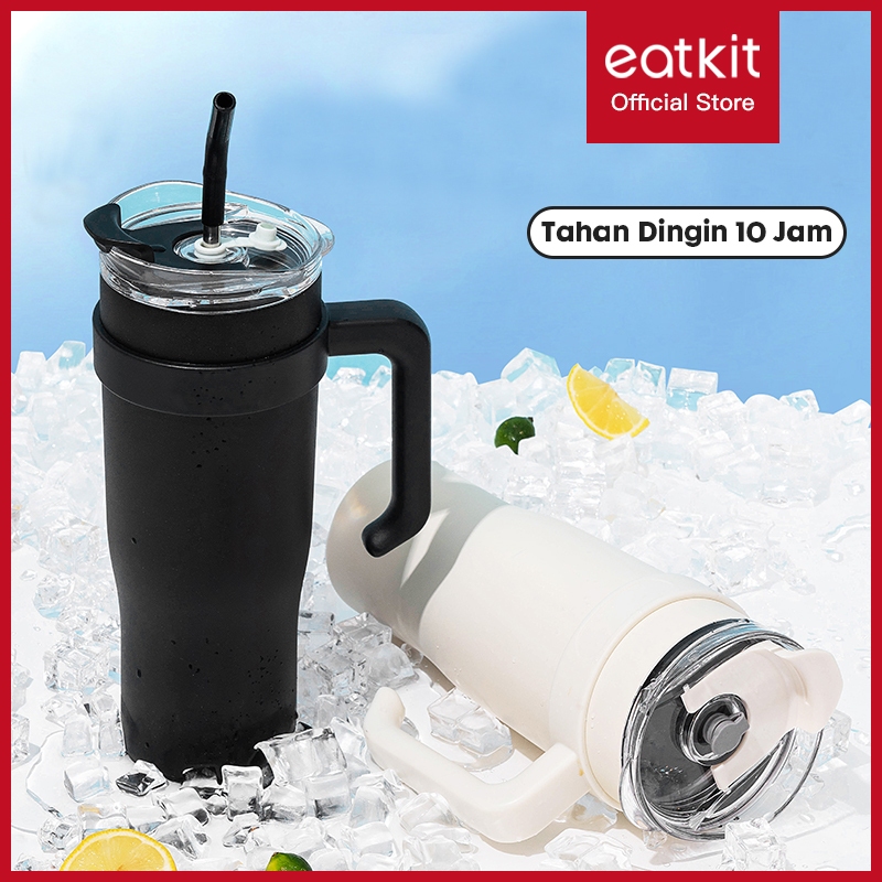 Jual Eatkit Tumbler 1200ml Stainless Steel 304 Botol Minum Tahan Panas Dan Dingin Mug Portable ...
