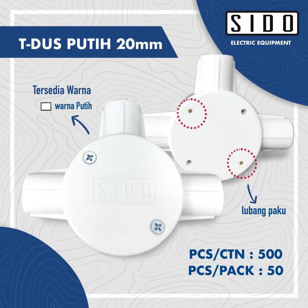 Jual T Doos Cross Doos Pipa Conduit Listrik 20mm LOKAL TDoos CrossDoos ...