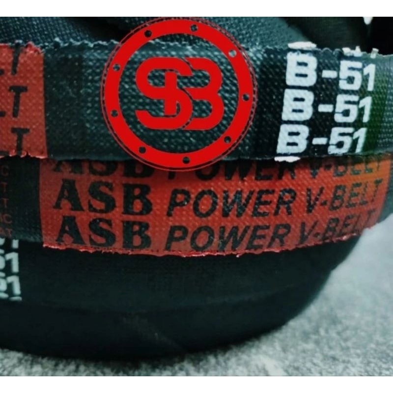 Jual Tali kipas Van Belt V belt ASB ORIGINAL ASLI B51 ( minimal ...