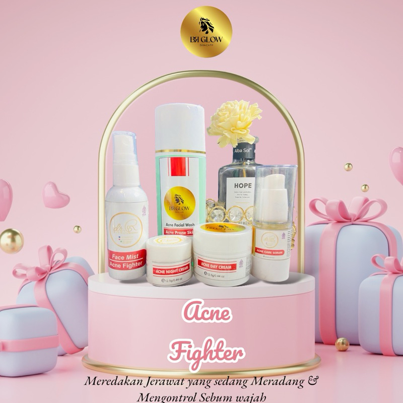 Jual Acne Fighter series BR GLOW SKINCARE | Shopee Indonesia