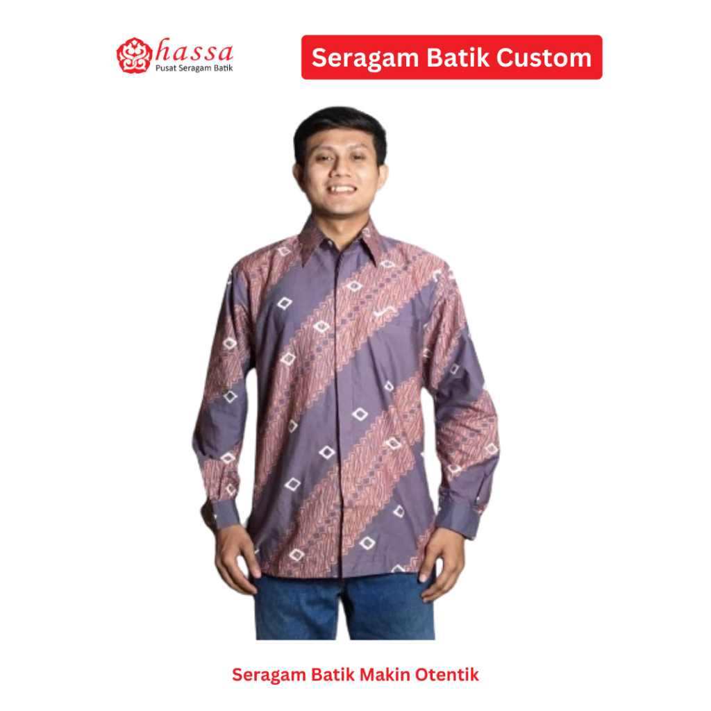 Jual Hassa Batik - Kain Batik Meteran Modern untuk Seragam - Cetak ...