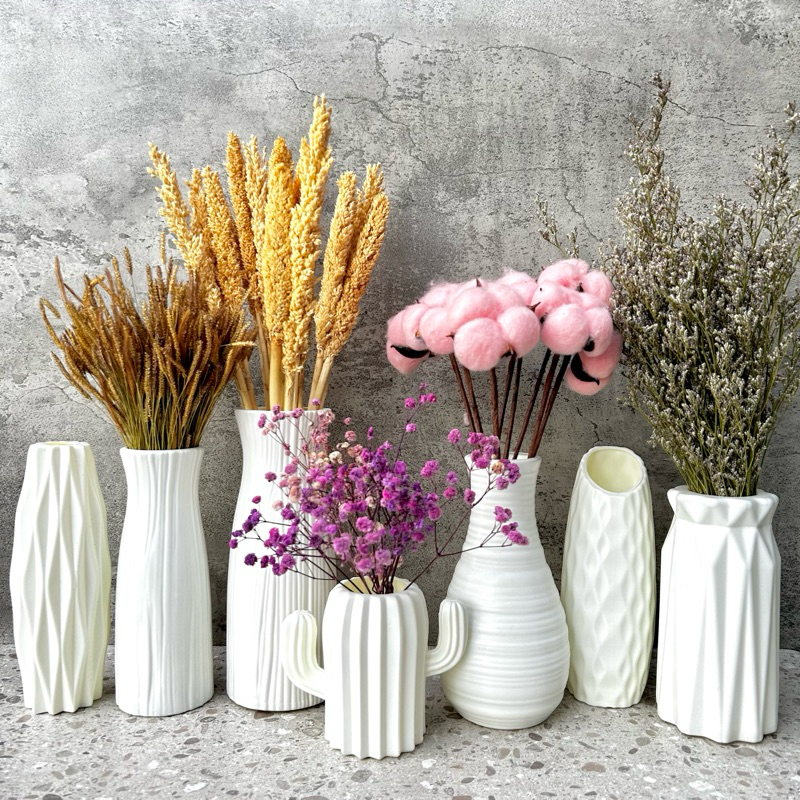 Jual Vas Bunga Plastik Motif Texture Unik Lucu Berbagai Model cocok ...