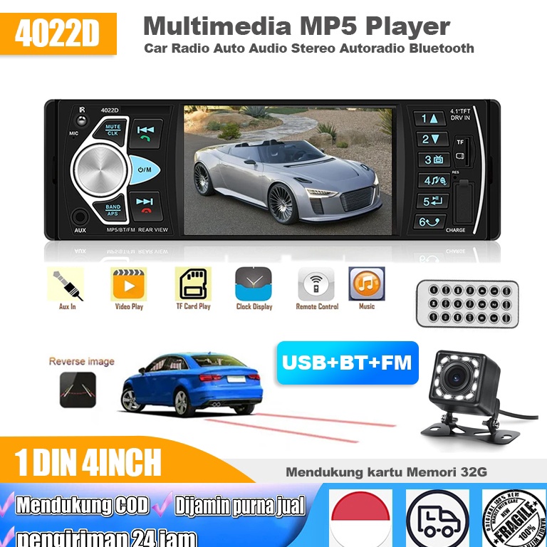 Jual Paling Disukai READY STOKCOD Single Din 422D LCD 41 Inch Monitor ...