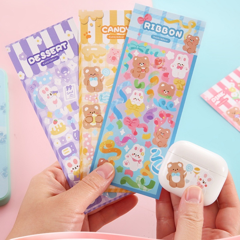 Jual Sticker GLITTER PACK Hologram 1 Lembar Stiker Lucu Murah STICKER ...