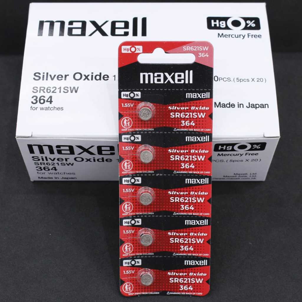 Jual BATERAI MAXEL / ORIGINAL BATERAI MAXEL LR41/LR44/LR1130 626/621 ...