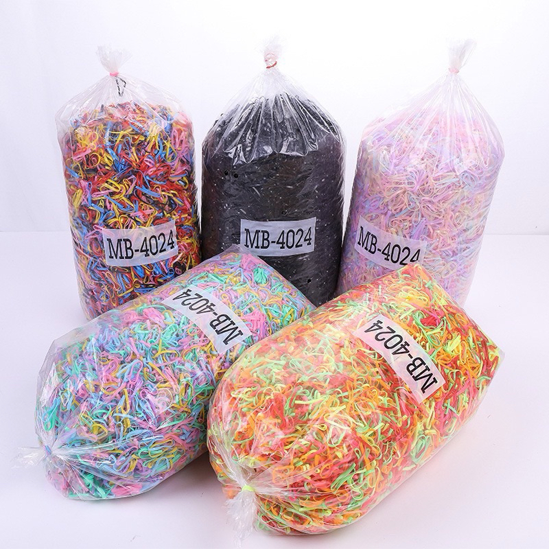 Jual karet Jepang 1kg / ikat rambut karet jepang kiloan / kunciran ...