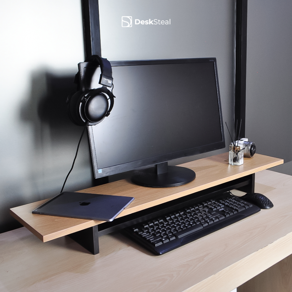Jual Rak Display Kayu Monitor Stand Rak Monitor Tatakan Monitor ...