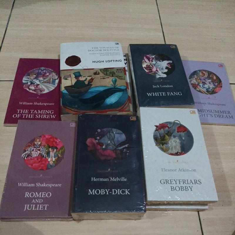 Jual buku cerita classics Mark Twain Eleanor Atkinson Herman menville ...