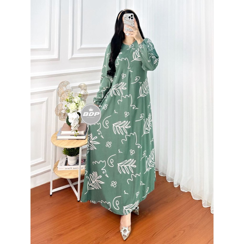 Jual Daster gamis rayon premium busui - Gamis Daster busui - Gamis kekinian - homeydress rayon ...