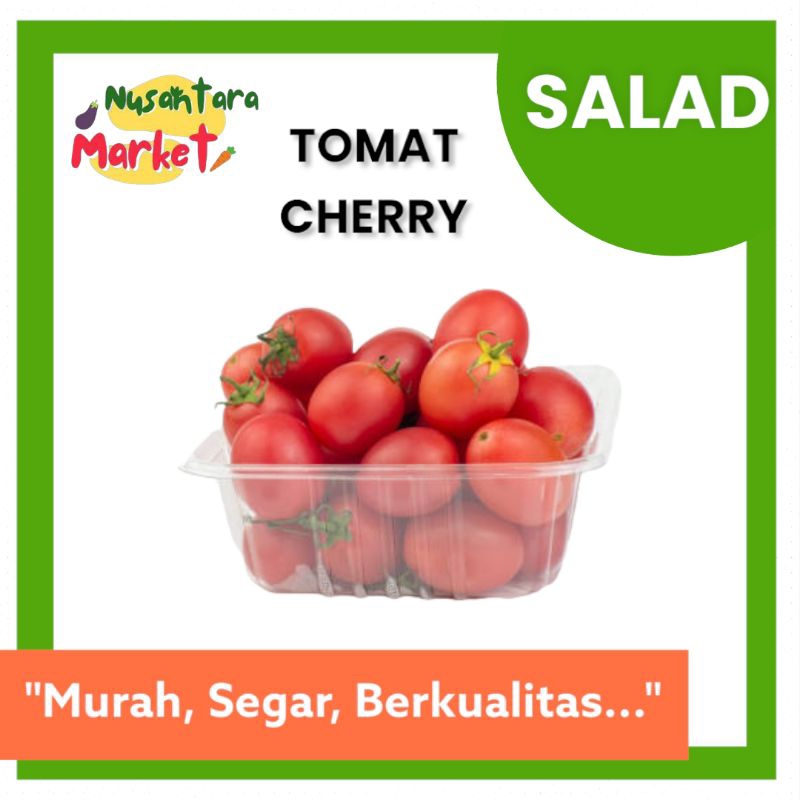 Jual TOMAT CHERRY MINI | TOMAT CERI | 100GR | NUSANTARA MARKET | SALAD ...
