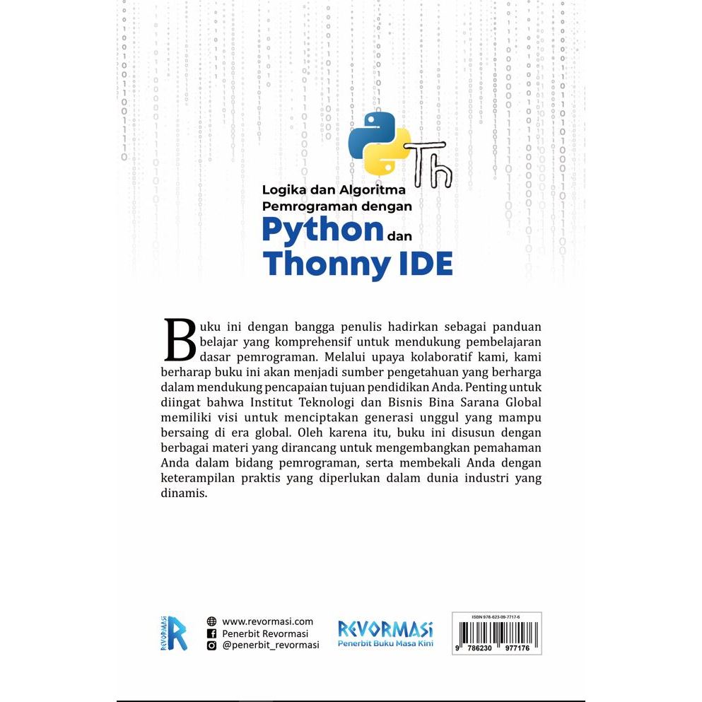 Jual Buku - Logika dan Algoritma Pemrograman dengan Python dan Thonny IDE - Rahmat Tullah, M.Kom ...