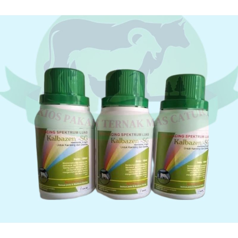 Jual KALBAZEN SG Obat cacing Kambing dan Domba 100 ml | Shopee Indonesia