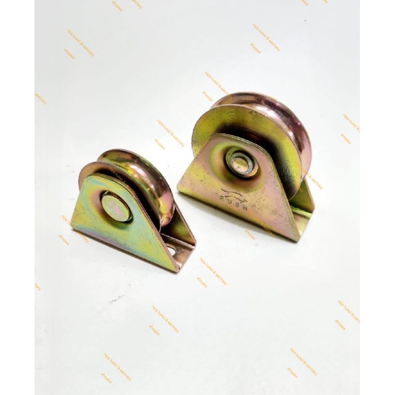 Jual Roda Rel Pagar Besi AS Bearing U 60 , 70 , 80 , 100 mm - Roda ...