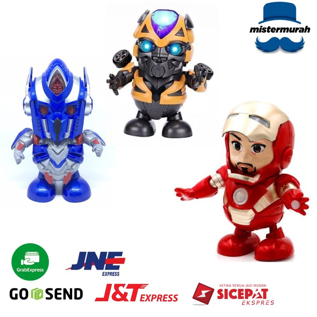 Jual HEBOH Robot Mainan Anak Smart Dance Robot IRON MAN AVANGERS ...