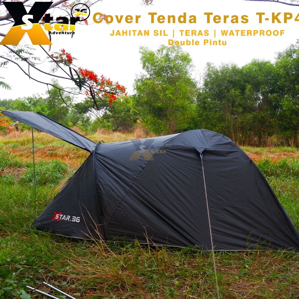 Jual Dijamin Original Cover tenda teras kap 4 person lapisan tenda ...