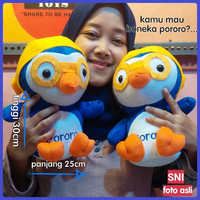 Jual Mainan Boneka Pororo And Friend Led Ukuran 30cm | Shopee Indonesia
