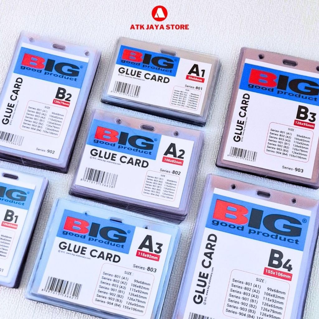 Jual ID Card Mika B1 B2 B3 B4 A1 A2 A3/Name Tag / Glue Card / Card Holder / TOP LOADER | Shopee ...
