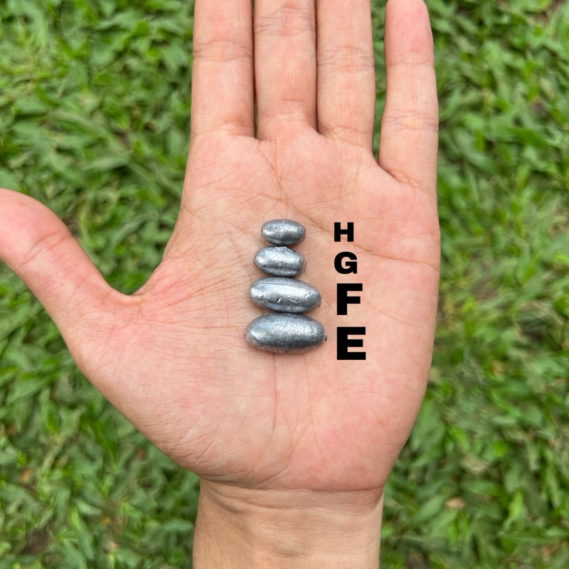 Jual timah timbel pancing mlinjo ukuran G | Shopee Indonesia