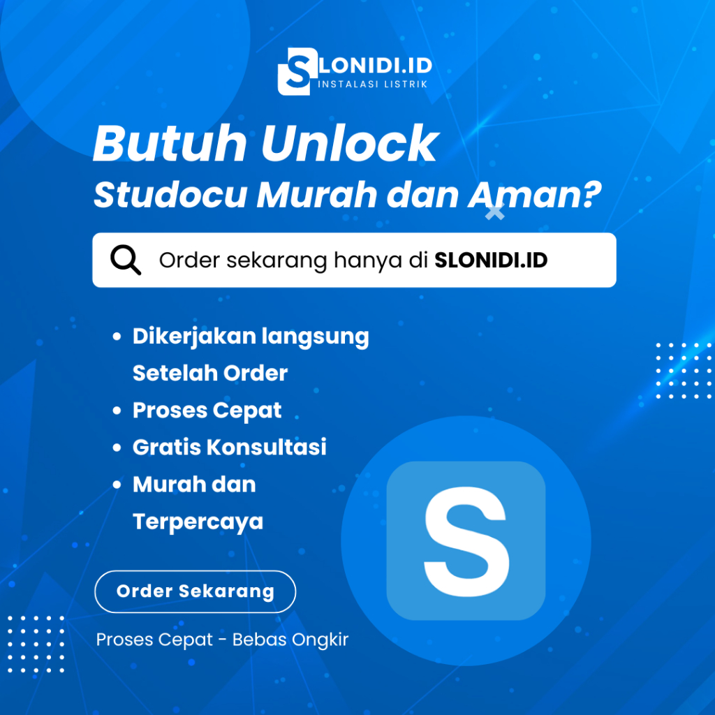 Jual JASA UNLOCK/UNBLUR DOKUMEN STUDOCU | Shopee Indonesia