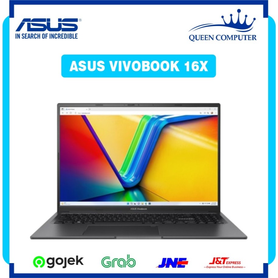 Jual Laptop ASUS Vivobook 16X Intel Core i5 12500H 8GB 512GB 2050 W11 OHS 2021 | Shopee Indonesia