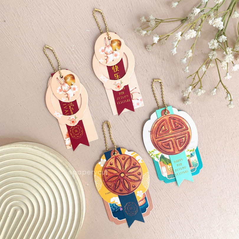 Jual Bundle Hang Tag 4IN1 5IN1 Festival Mid Autumn Mooncake | Shopee ...