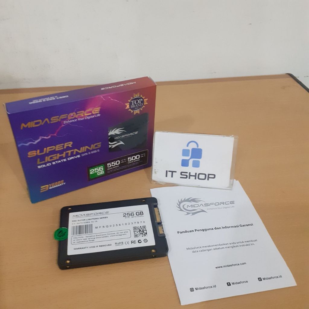 Jual Midasforce SSD Superlightning 256GB | Shopee Indonesia