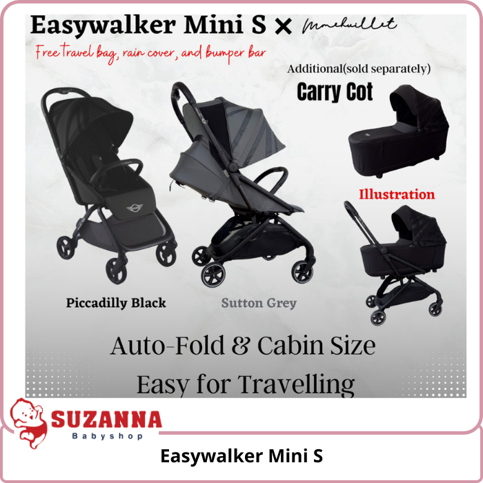 Jual Easywalker Mini S Mmehuillet Stroller Cabin Size Stroller ...