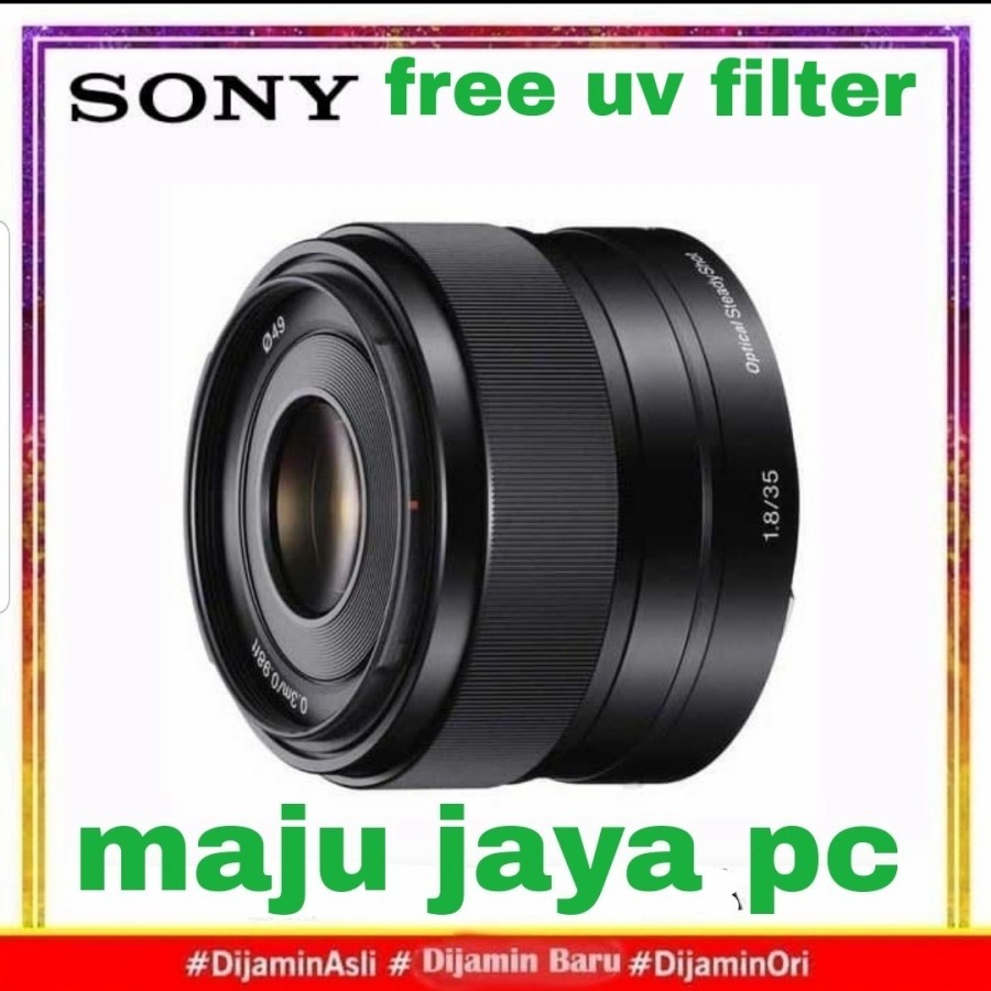 Jual LENSA SONY E 35MM F1.8 OSS E Mount / LENSA SONY E 35MM F1.8 BARU ORIGINAL | Shopee Indonesia