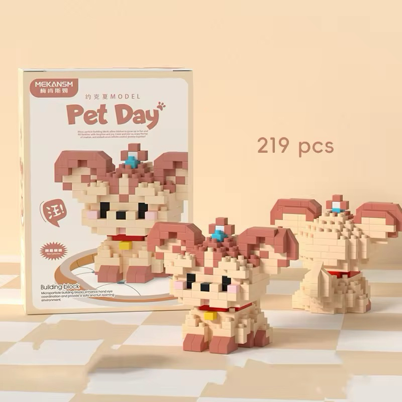 Jual Pet Day building block dog doggie K208 - K216 mainan balok brick ...