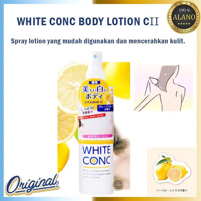 Jual White Conc Body Lotion CII 245mL Original Japan | Shopee Indonesia