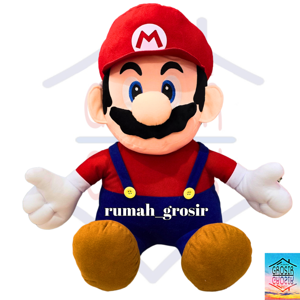 Jual (Rumah Grosir) Boneka Mario Bross Jumbo Nintendo | Shopee Indonesia