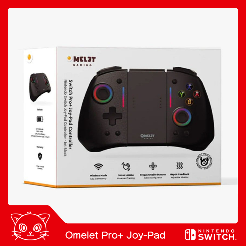 Jual OMELET PRO+ JoyPad JoyCon Controller Nintendo Switch - Jet Black | Shopee Indonesia