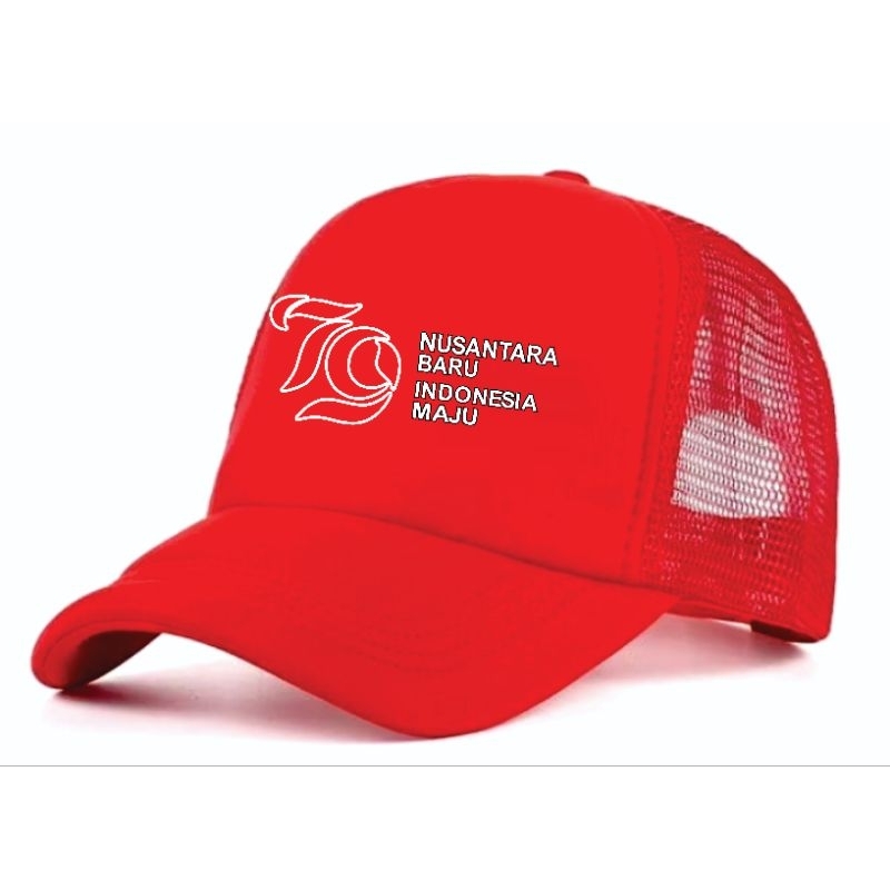 Jual TOPI HUT RI KE 79 TAHUN/ TOPI MERAH PUTIH / TOPI MERAH | Shopee ...