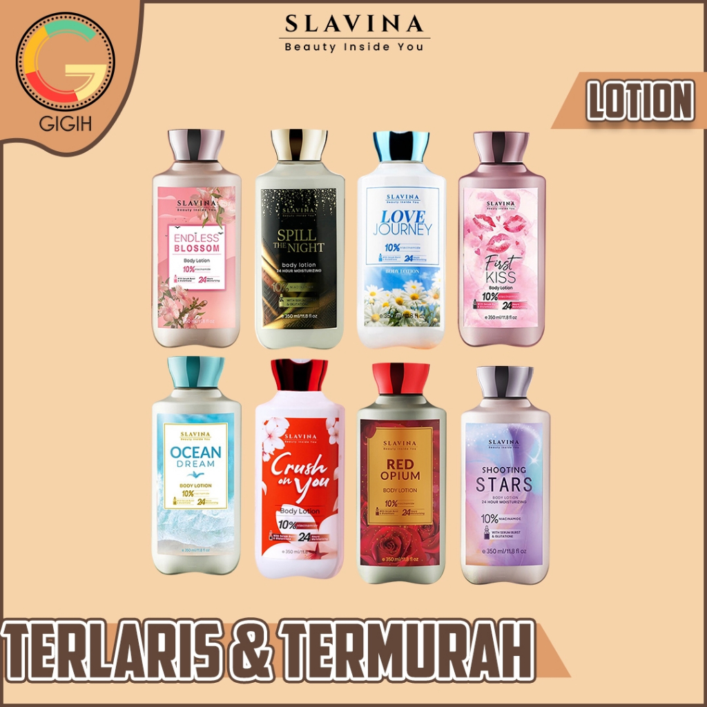 Jual SLAVINA HAND & BODY LOTION 350ML ( READY ALL VARIAN ) | Shopee Indonesia