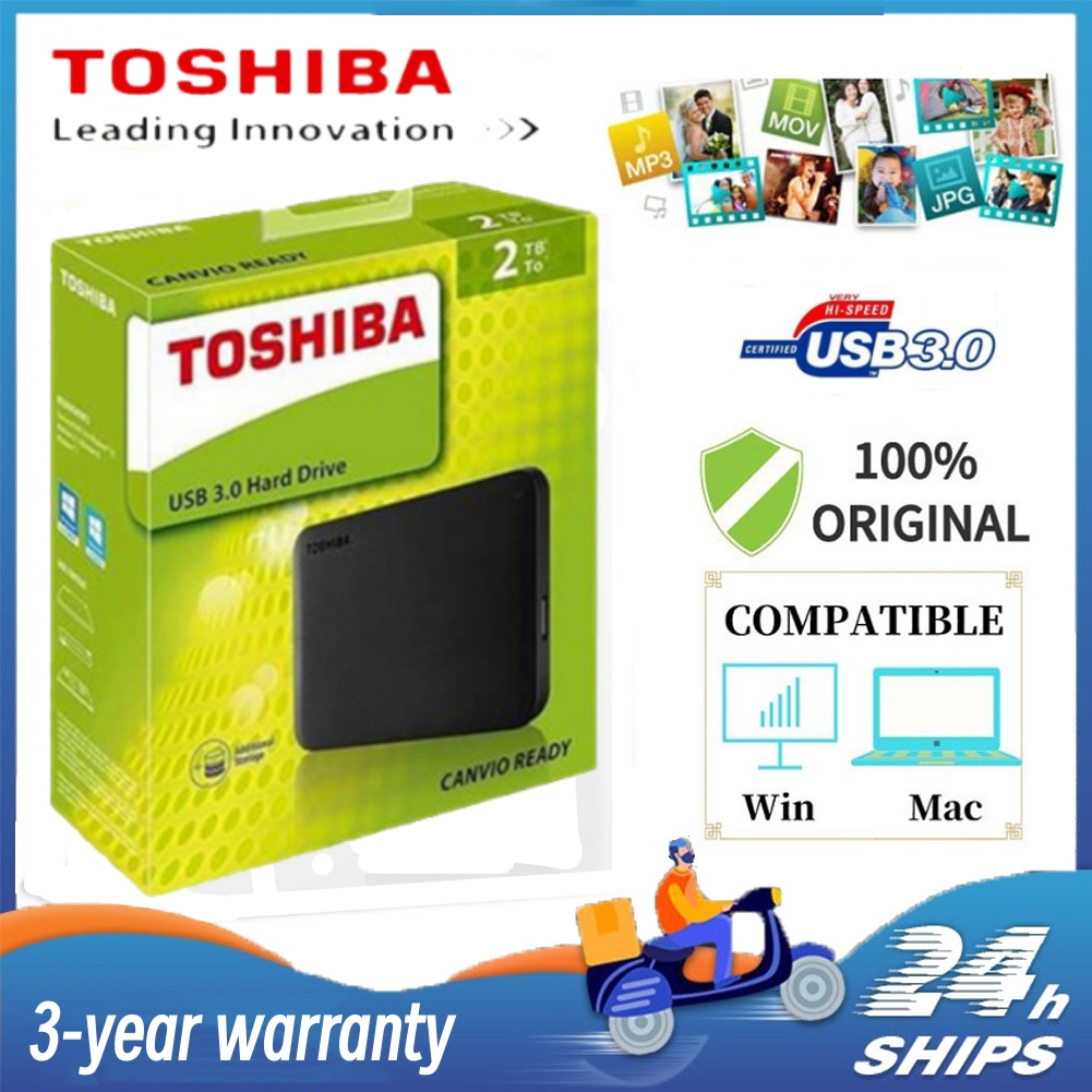 Jual Hardisk Eksternal Toshiba 2TB 1TB HDD USB 3.0 Portable External Hard Drive Hard disk ...