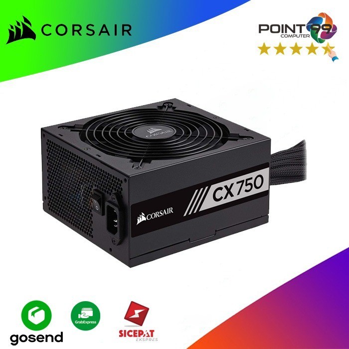 Jual PSU Corsair CX Series CX750 750W 80 Plus Bronze ATX Power Supply | Shopee Indonesia