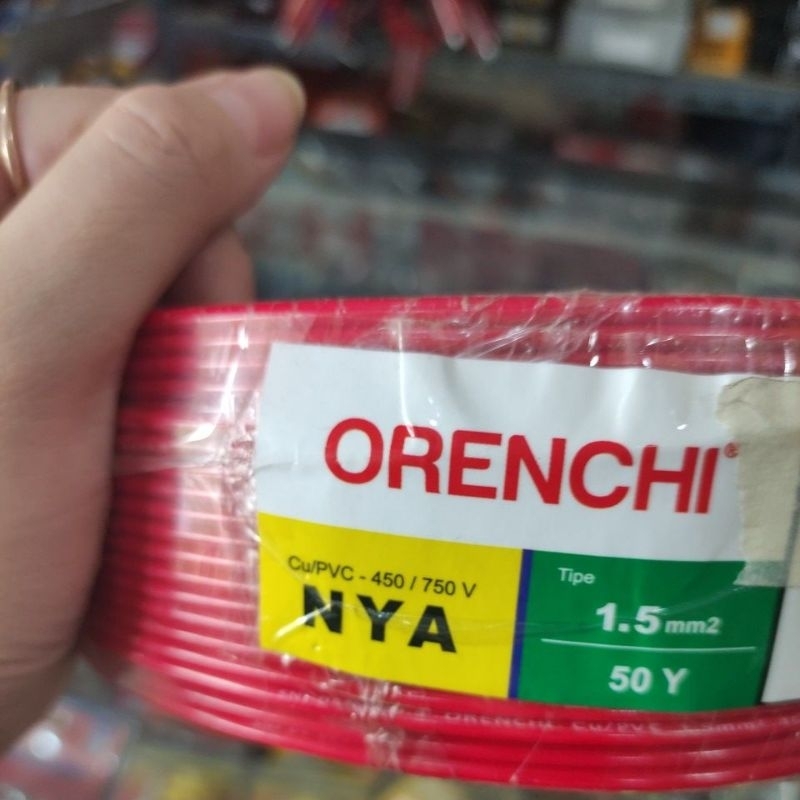 Jual kabel listrik NYA 1.5mm / kabel tunggal / kabel NYA harga per rol ...